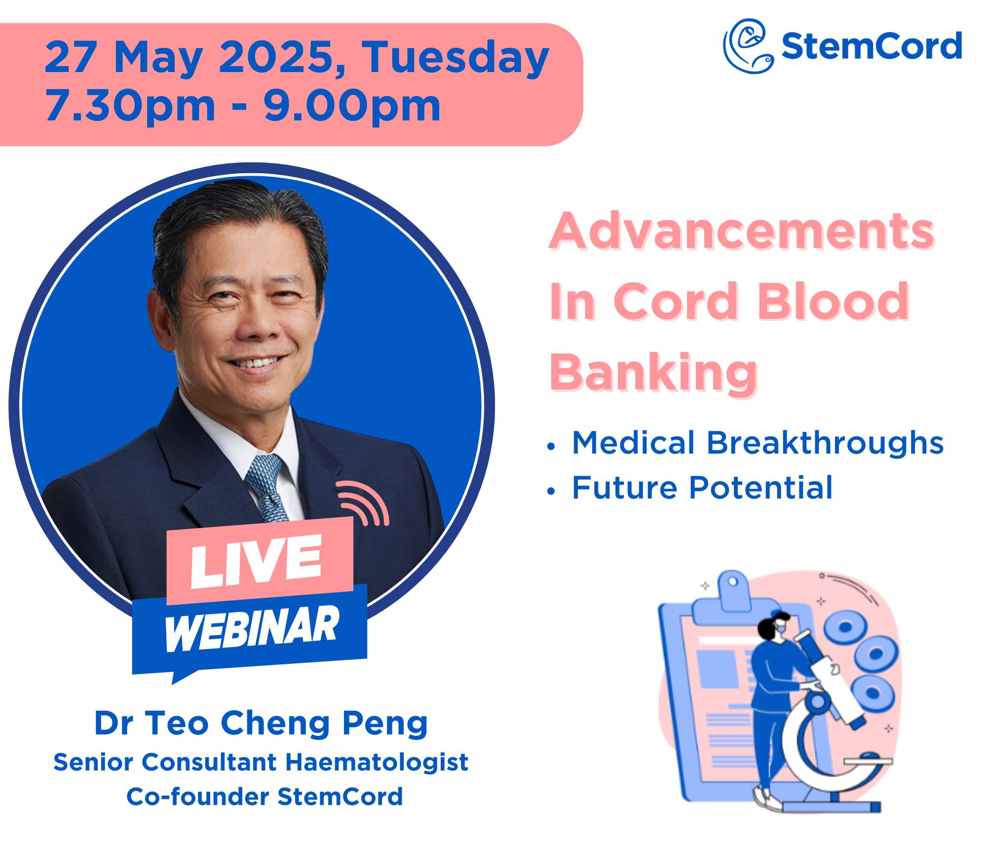 Advancement in Cord Blood Banking with Dr. Teo - Stemcord Philippines